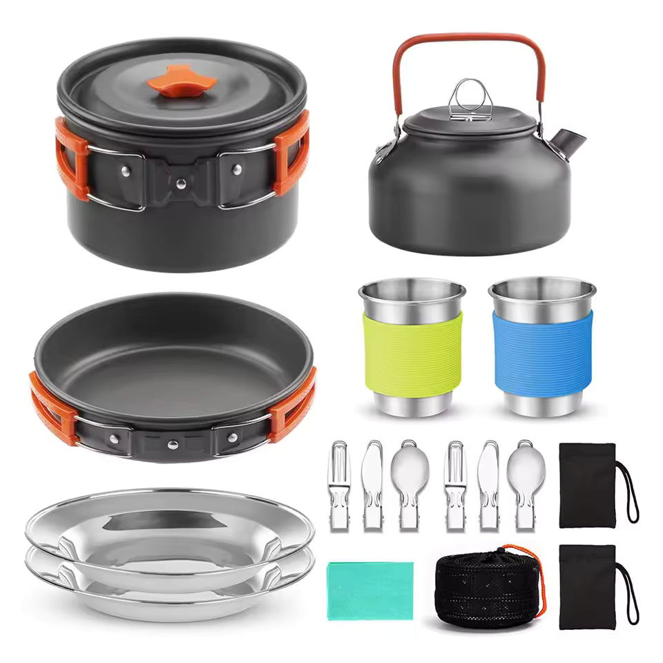 Premium Camping Cookware Set – Trail Gear Hub